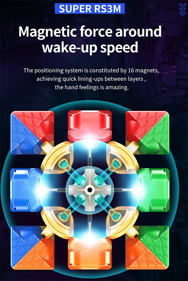 MoYu Super RS3M 3x3x3 Speed Cube Ball-Core Version_3x3x3_Cubezz.com ...